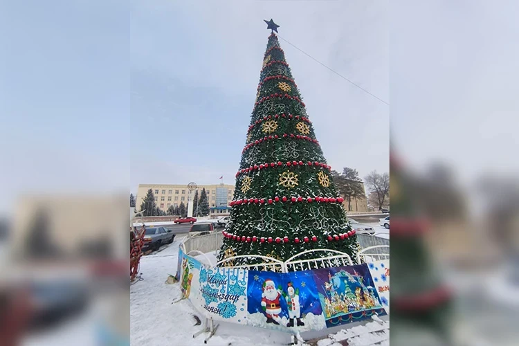 Every City Has Its Own Style. New Year Trees of Kyrgyzstan in Details ...